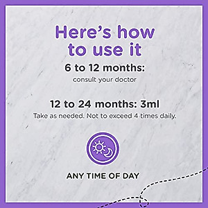 Zarbee's Baby Cough Syrup + Immune with Organic Agave + Zinc Natural Grape Flavor 2 Fl Oz