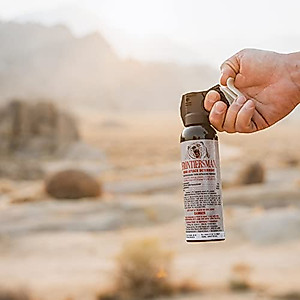 SABRE Frontiersman 9.2 fl oz. Bear Spray, Maximum Strength 2.0% Major Capsaicinoids, Powerful 35 ft. Range Bear Deterrent, Outdoor Camping & Hiking Protection