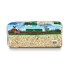 Kaytee Small Animal Pine Bedding For Pet Guinea Pigs, Rabbits, Hamsters, Gerbils, and Chinchillas, 52.4 Liter,Brown