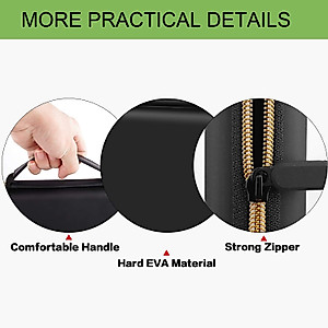 ALKOO 35+ Dice Case Box Tray, Storage Holder for DND Dice Set, for D&D Dungeons and Dragons 7-Die Polyhedral Dice, Organizer for RPG for MTG Role Playing Table Games, Display for D and D - Case Only