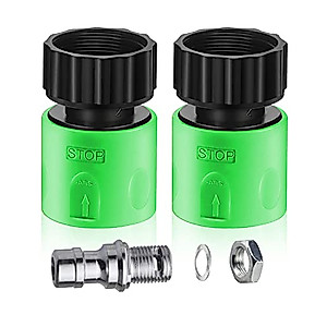 Haiouus Lawn Mower Deck Wash Kit, Compatible with MTD, Troy-Bilt, Craftsman Lawn Mower Tractor, Cub Cadet Deck Wash Adapter Quick Connect Attachment Kit, fits Riding Lawn Mower Cleaning Accessories