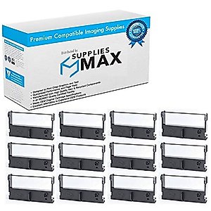 SuppliesMAX Compatible Replacement for Citizen CD-S500/S501/503 Black P.O.S. Printer Ribbons (12/PK) (IR-31B_12PK)