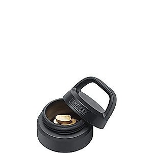 CamelBak MultiBev Water Bottle & Travel Cup – Vacuum Insulated Stainless Steel – Moss/Mint – 22 oz bottle & 16 oz cup