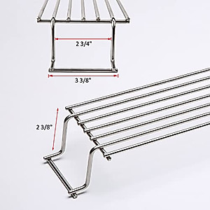 YIHAM 304SS 91288 Grill Warming Rack for Weber Spirit 200 Series with Side Control (Years 2009-2012) Spirit E-210, S-210, E-220, S-220 Gas Grill Upper Rack 23 3/4 inch Warming Grate KW426