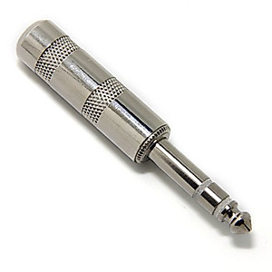 Ancable 10-Pack 6.35mm Male Audio 1/4" Plugs TRS Phone Plug, Solder Type