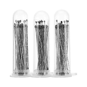 UKCOCO 300 Pcs Stainless Steel Insect Pins,Entomology Pins Needles Insect Specimen Pins for School Lab Entomology Butterfly Collectors (Size 0 1 2,100 Each)