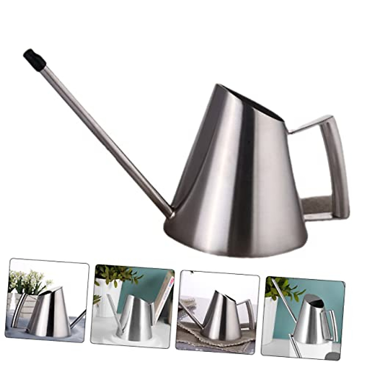 BUTIFULSIC Long Mouth Watering Can Iron Watering can Toddler Watering can Watering can for Outdoor Plants Garden Watering can Spout Watering Can Small Stainless Steel Spray Child Simple