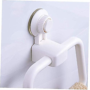 AFLHYJK Towel Rack- BathroomTowel Holder Bath Hand Towel Rings Circle Towel Holders Door Hanger Towels Rack Heavy Duty Wall Mount Brushed Finished