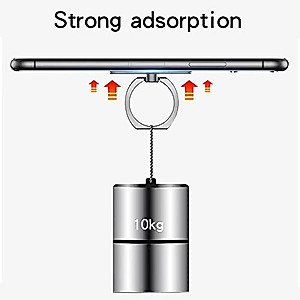 Cavdycidy Bling Metal Cute Butterfly Cell Phone Ring Holder 360°Rotation Finger Stand Kickstand Universal Compatible with All Smartphone(Diamond Purple)