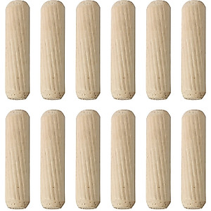Spare Hardware Parts Replacement for IKEA Wooden Fluted Dowel Pin (101359) Pack of 12