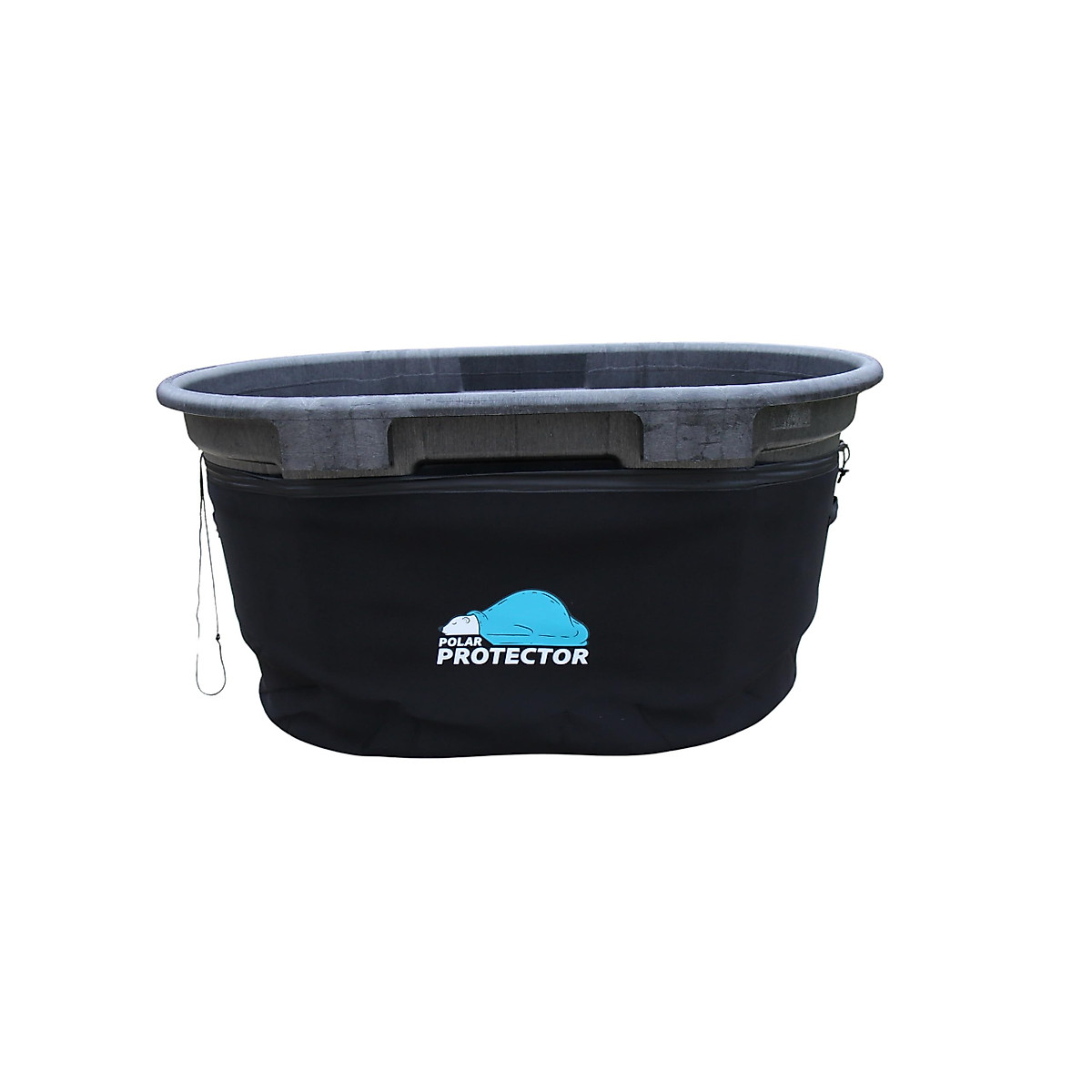 Polar Protector - 100 Gallon Oval Stock Tank Cover and Insulated 5mm Neoprene Slip Bundle Ice Water Bath Waterproof Keeps Tanks Clean and Insulated
