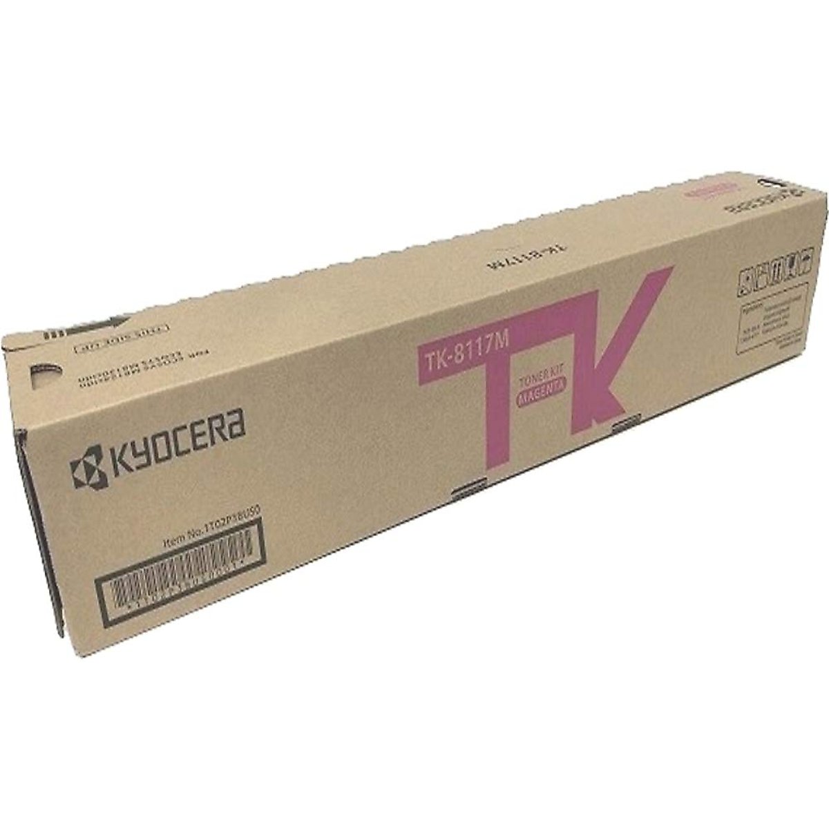 Kyocera 1T02P3BUS0 Model TK-8117M Magenta Toner Kit For use with Kyocera ECOSYS M8124cidn and M8130cidn Color Multifunctional Printers, Up to 6000 Pages Yield at 5% Average Coverage