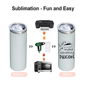 AGH 20 oz Sublimation Tumblers Glitter Tumbler Set, 4 pack Insulated Skinny Tumblers Bulk with Lid and Metal Straw, Stainless Steel Double Wall Coffee Mug for Iced Hot Drinks, Beverages