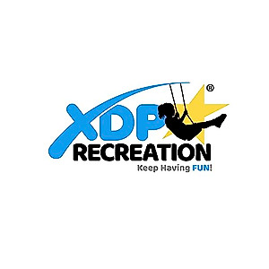 XDP Recreation Free N’ Swing with 5' Water Wave Slide - Outdoor Backyard Kids Fun Swing Set with Galvanized Steel Frame, Gray