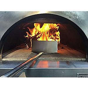 Grilljoy 25.2" Stainless Steel BBQ Charcoal Ash Rake - Elongated Rubber Handle