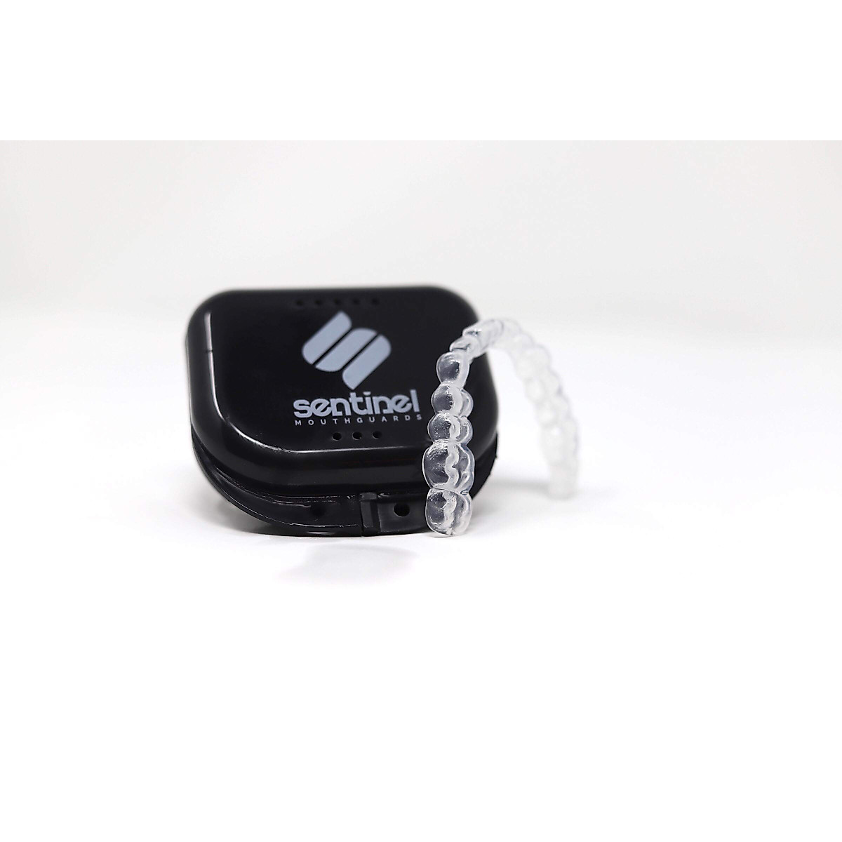 SENTINEL MOUTHGUARDS Custom Night Guard for Lower Teeth | Protects Against Teeth Grinding and Jaw Clenching | Thin, Hard, Non-Flexible, Safest Materials BPA Free | Perfect for Daytime Use