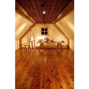 Faux Tin Glue Up Ceiling tile #148 Antique Copper pack of 10 2'X2' tiles (~ 40 sq.ft). Easy to install decorative ceiling tiles. Gorgeous antique look PVC tiles. Great as a backdrop.