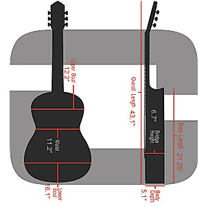 Crossrock Fiberglass Case with TSA Lock for 40"/41" Dreadnought Acoustic Guitar-Milky White(CRF2021DMW)
