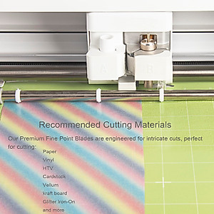 Premium Fine Point Blade for Cricut Maker 3/Maker/Venture/Cricut Explore 3/Air 2/Air/One, 2 pcs Premium Fine Point Blades and 1pc Housing for Cutting Paper/Vinyl/HTV/Cardstock/Vellum/Kraft Board etc