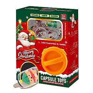 GBSELL Christmas Surprise Lucky Draw Machine Props, Interesting Gachapon Machine for Surprise, Festival Lucky Gacha Machine
