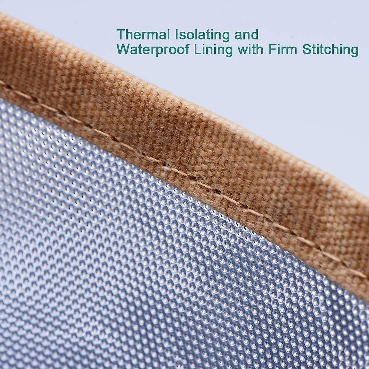 RUNHENG Canvas Lunch Bag, Waterproof Lunch Box with 2 Magnetic Buckles,Insulated Bag – Reusable Waterproof Tear, Leak Resistant, Spill Proof Thermal Cooler Lunch Box