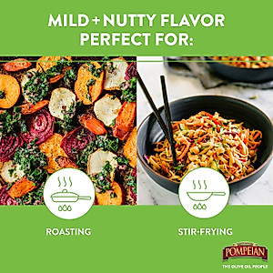 Pompeian 100% Avocado Oil Cooking Spray, Mildly Nutty Flavor, Perfect for High-Heat Cooking, Roasting and Stir-Frying, Naturally Gluten Free, Non-Allergenic, Non-GMO, No Propellant, 5 FL. OZ.