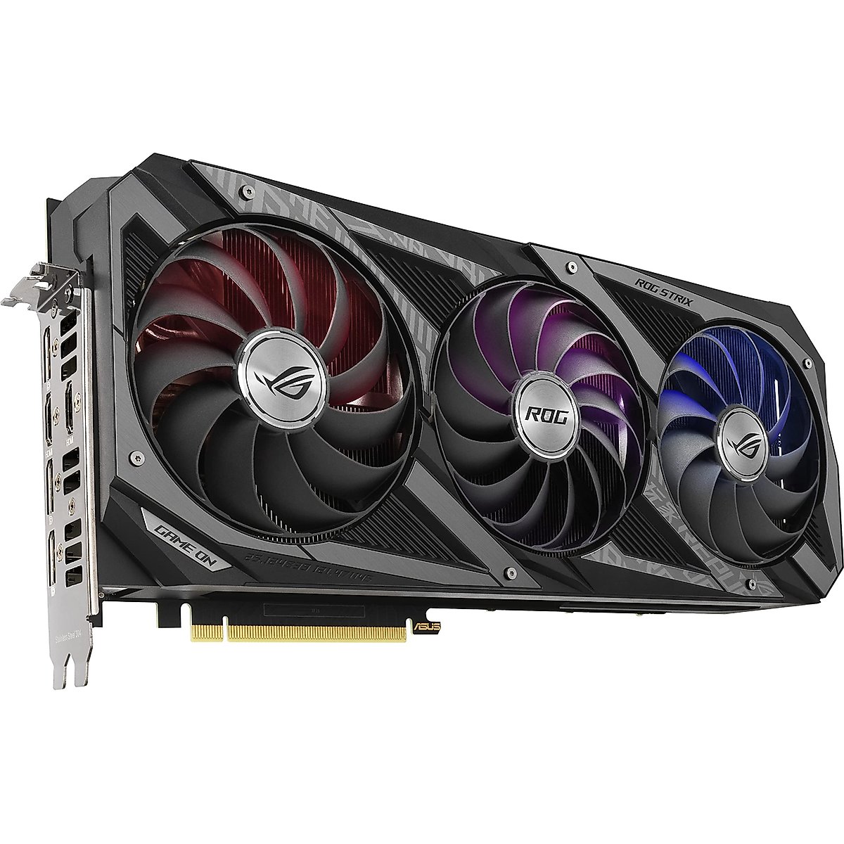 ASUS ROG Strix NVIDIA GeForce RTX 3070 V2 OC Edition Gaming Graphics Card (PCIe 4.0, 8GB GDDR6, LHR, HDMI 2.1, DisplayPort 1.4a, Axial-tech Fan Design, 2.9-Slot, Super Alloy Power II, GPU Tweak II)