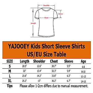 YAJOOEY Colorful 3D Tshirt for Boys Girls Tie Dye Print Cool Tee Shirts for Kids 8-10 Years