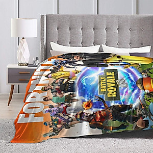 Game Blanket Cartoon Throw Blanket Ultra-Soft Blanket for Couch Bed Living Room Bedroom Car 50"X40"