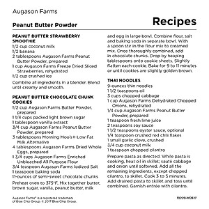 Augason Farms Peanut Butter Powder 2 lbs No. 10 Can