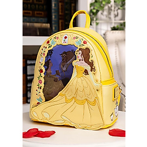Loungefly Disney Beauty and the Beast Belle Lenticular Mini Backpack | Disney Backpacks Standard