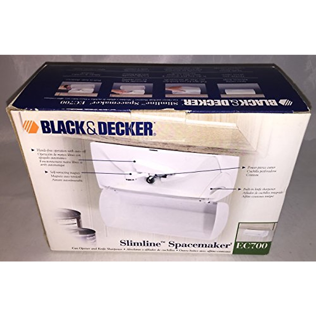 BLACK & DECKER Slimline Spacemaker Can Opener EC700