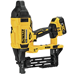 DEWALT 20V MAX* XR Crown Stapler, Cordless Fencing Kit, 9GA (DCFS950P2)