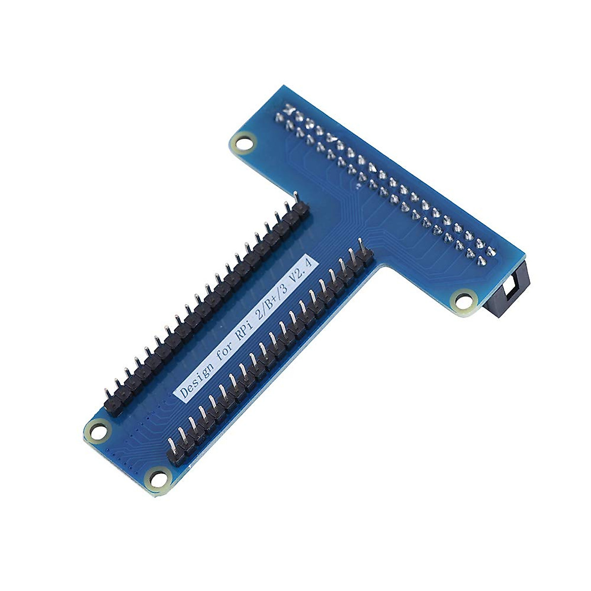 T-Type GPIO Extension Module Board Adapter with 40Pin Ribbon Flat Cable for Raspberry Pi 1B+/ 2B/ 3B