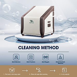 Outdoor Chair Cover, Patio Furniture Chair Cover Waterproof, Heavy Duty Patio Chair Cover fit for Deep Seat Chair, Outdoor Chair【Small, 2 Pack, 29W x 30D x 36H】