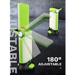 Favourlite Camping Lantern, 1500LM 2COB Rechargeable Lantern 180° Rotatable Camping Light with 4000 Capacity Phone Charger Waterproof Portable LED Lantern for Emergency Power Outages Hiking