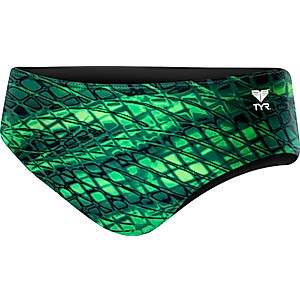TYR Boys’ Plexus Hero Jammer Swimsuit, Green, 30