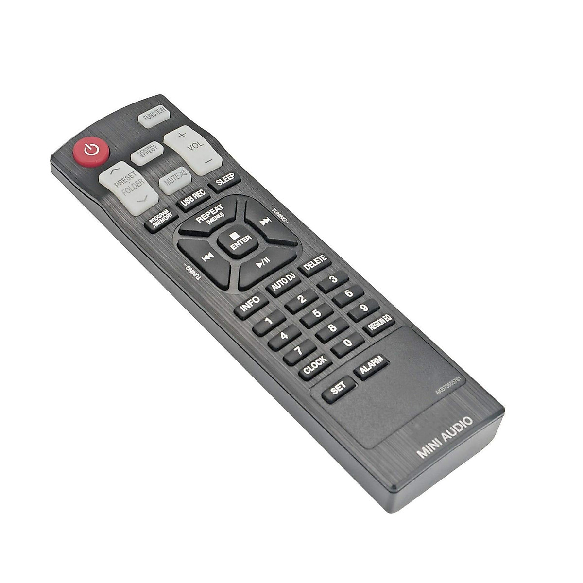 New AKB73655761 Replacement Remote Control fit for LG Mini Hi-Fi System Cms4550w CM4560 CJS45W CJ65 CJS65F CJ45 CJS45F FH6 CJ98 NJ98F CK43 CKD43F CK56 CKS57F Cms4550f