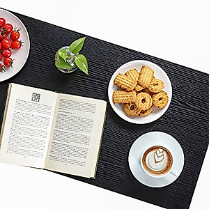 Finnhomy Bar Table Set, 47" Pub Table High Top Table, Rectangular Bar Height Table, Bar Table with Stools, Kitchen Table Set for 2, Industrial Breakfast for Kitchen, Living Room, Rustic Black