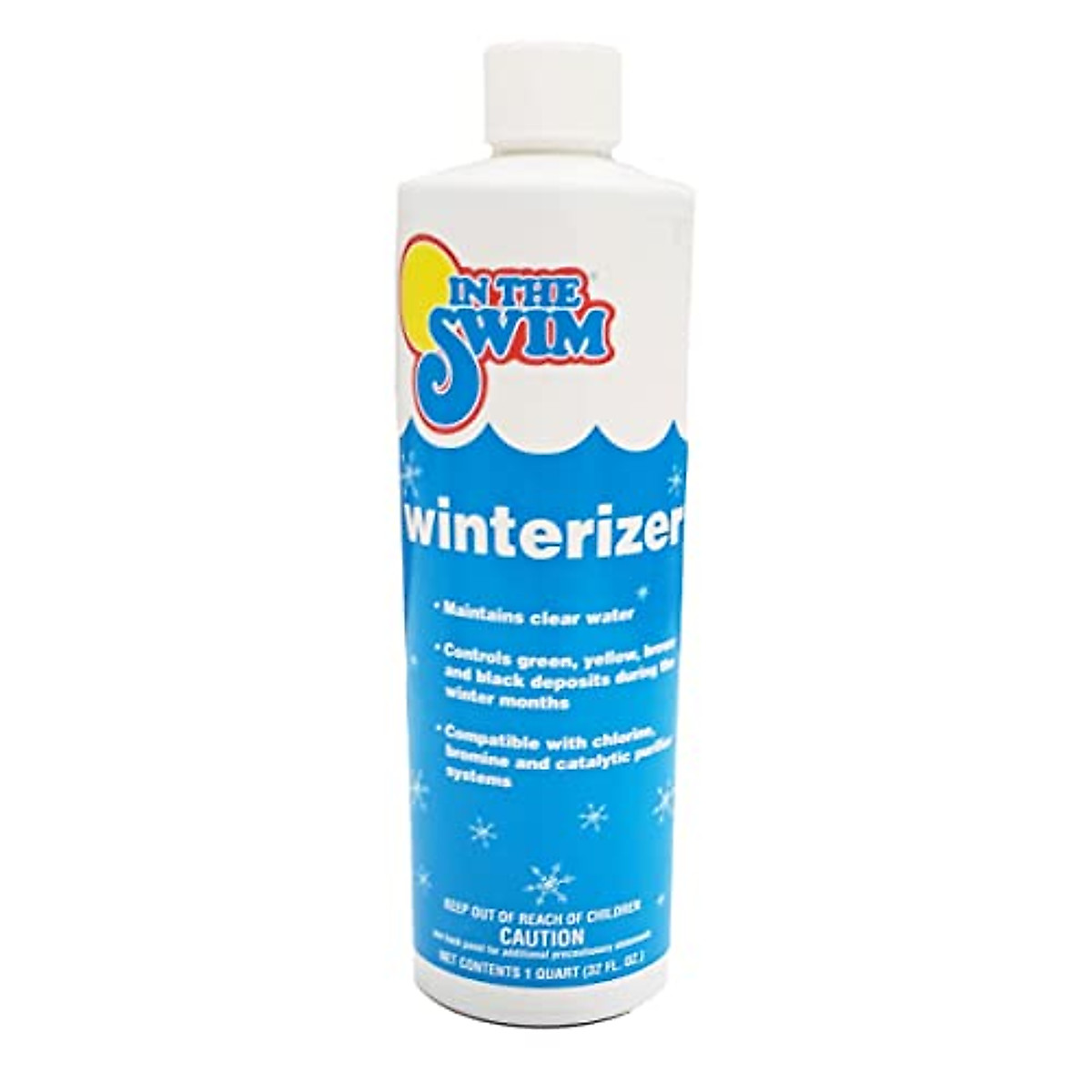 In The Swim Pool Closing Kit - Winterizing Chemicals for Above Ground and In-Ground Pools - Up to 15,000 Gallons White