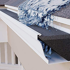 GUTTERSTUFF GSK632-2 Guard K Style Foam Gutter Filter Insert, 6-Inch, Original