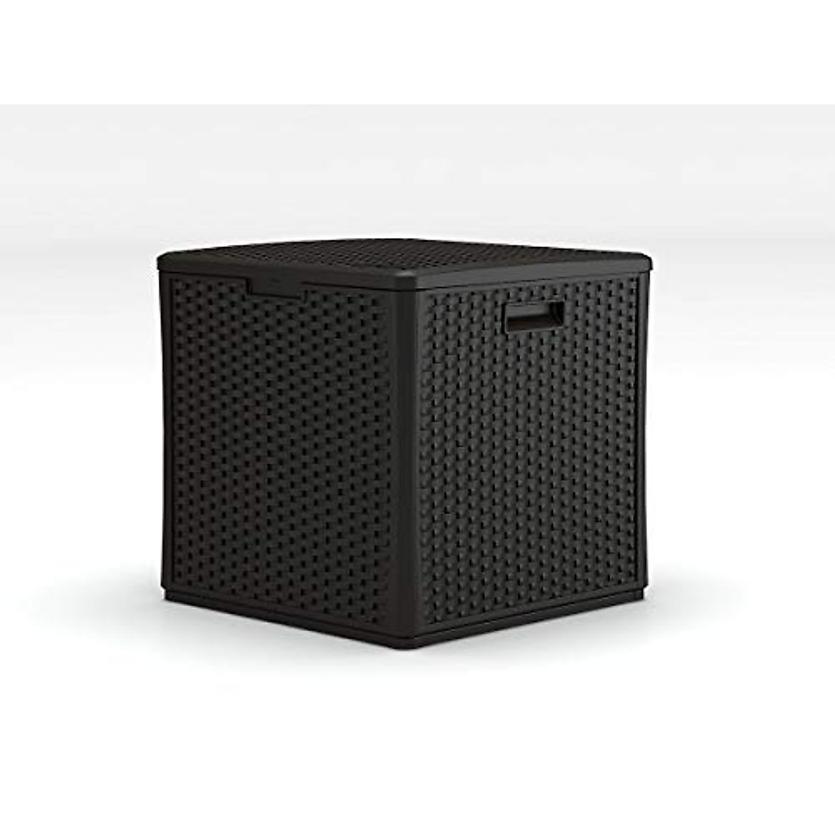 Suncast 60 Gallon Resin Outdoor Patio Storage Box, Java