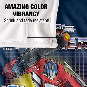 Transformers Optimus Prime Silky Touch Super Soft Throw Blanket 36" x 58"