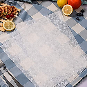 Wax Paper Food Colored Candy Wax Baking Greaseproof Wrapping Paper 100 pcs for Christmas 9.84 x 13.77 inches