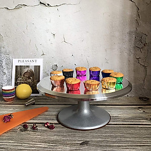 Mombake Mini Red Foil Cupcake Liners Muffin Baking Cups for Party and More, 300-Count