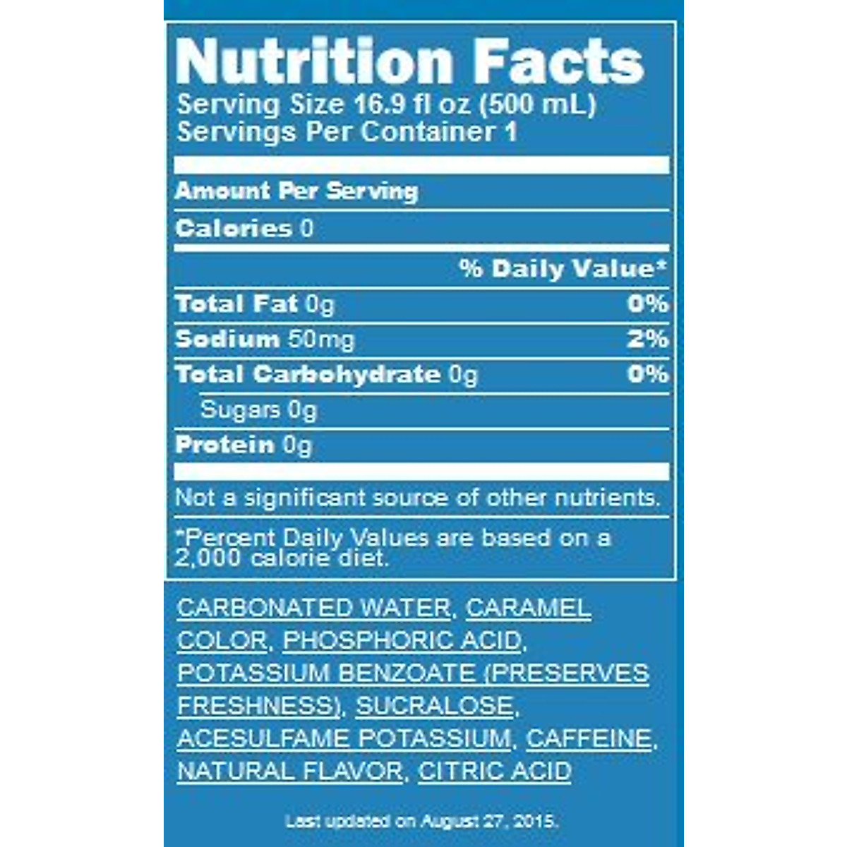 Diet Pepsi (No Aspartame) in 16.9 Oz Bottles (12 Pack)