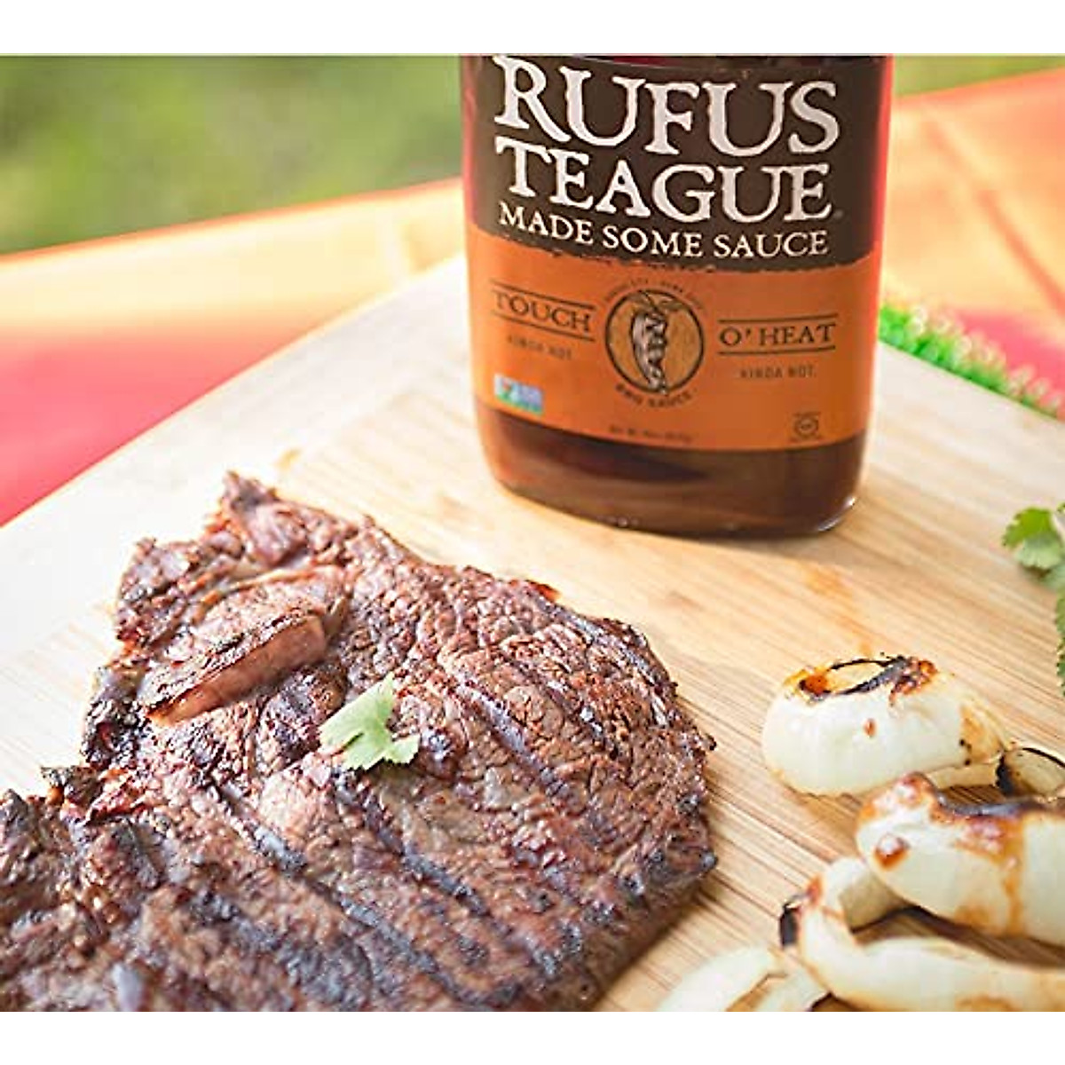 Rufus Teague Sauce Bbq Touch O Heat 16 OZ