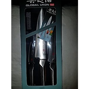 Global Ukon 3 Piece Knife Set GU 3001