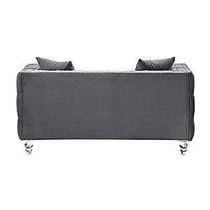 Lexicon Spencer Living Room Loveseat, Gray