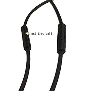 Lsgoodcare 3.5MM Plug Adjustable Throat Mic Anti-Noise Tactical Neckband Vocal Hands-Free in-Ear Military Air Tube Covert Earpiece Headset Compatible for PC Computer PS5 Cellphone Ect 3.5MM Device